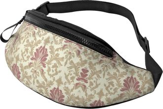 Generic Stylisch Bauchtasche Blumenmuster H&uuml;fttaschen Bauchtasche Schultertaschen F&uuml;r Hundetraining Aktivit&auml;ten Outdoor 14X35Cm