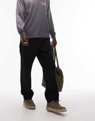 Carhartt Work in Progress Flint - Pantalon fuselé classique - Noir