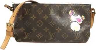 Louis Vuitton unisex, Pre-owned, Brun, Taille: ONE Size Sac bandouli&egrave;re Pre-owned Vintage en toile