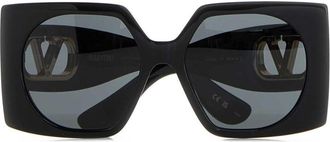 Valentino Garavani Blackblackgrey Occhiali Da Sole Sunglasses