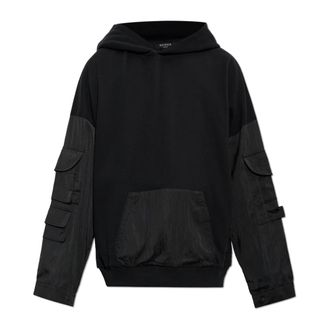 Balmain Vintage Utility Hoodie - - Sweatshirts & Hoodies - Herren - Schwarzk - M