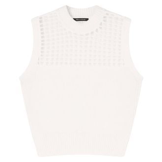 A|X Armani Exchange Femme, Pulls, Blanc, Taille: 40 FR Tricots sans manches