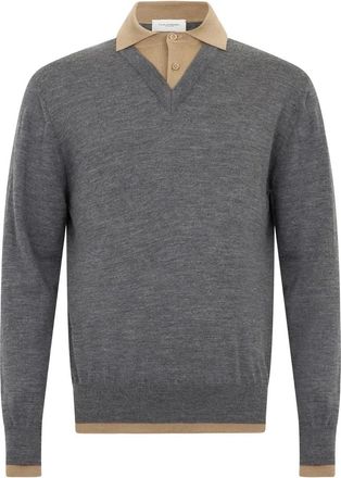 Paolo Pecora Locker geschnittener Poloshirt - - Tops - Herren - Grau - M