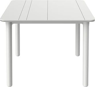 Resol Noa Gartentisch, 90 x 90 cm, quadratisch, 4 Personen, elegant und robust, UV-Schutz f&uuml;r den Au&szlig;enbereich im Hof, Terrasse oder Veranda, Wei&szlig;