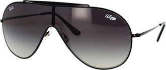 Ray-Ban unisex, Accessoires, Noir, Taille: 33 MM Lunettes Masque Wings