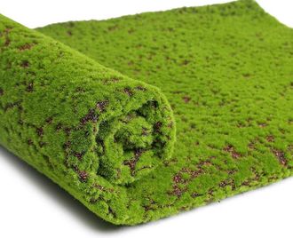 Lioobo Künstliche Moosmatte, Kunstrasen, Rasenpflanzen, Flechten für Zuhause, Garten, Terrasse, DIY-Dekoration (Kaffeepunkt)