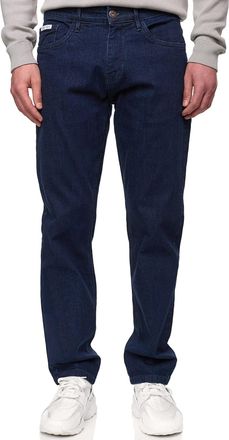 Indicode Herren Texas Jeanshose aus Baumwoll-Mischung mit Stretch | Denim Herrenjeans Rinse Wash, 32/30