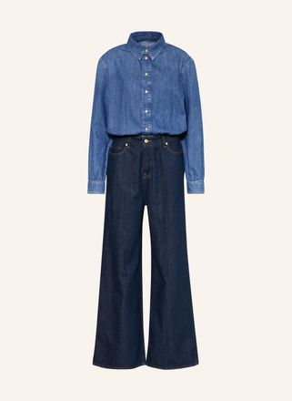 7 For All Mankind Jeans-Jumpsuit Double blau