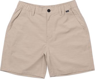 Hurley Herren Phantom SLUB 3/4 Waistband 18 Bermudas, Khaki, 52 Kurz