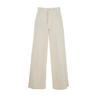 Brunello Cucinelli Wide Jeans - - Jeans - Damen - Wei&szlig; - M