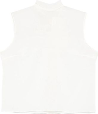 Mazzarelli Sleeveless Mock-neck Top