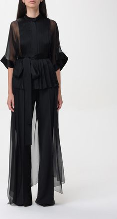 Alberta Ferretti Hemdbluse ALBERTA FERRETTI Damen Farbe Schwarz