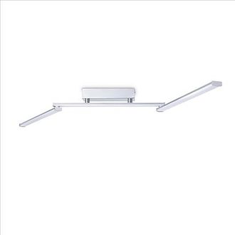 Paco Home Lampe LED Plafonnier Déco Salon Chambre Salle À Manger Moderne Lampe De Salon Stylé, Type de lampe:Type 3, Couleur:Chrome