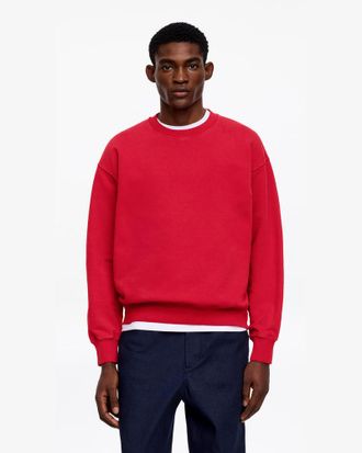 Arket Legeres Sweatshirt -Rot