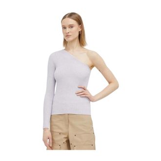 Remain Rundhals-Strickware - - Knitwear - Damen - Lila - M