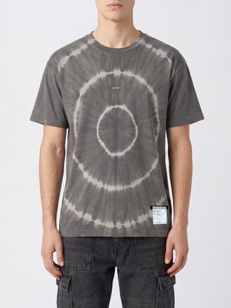 SATISFY T-Shirt aus technischem Gewebe mit Tie-Dye-Print und Rundhalsausschnitt
