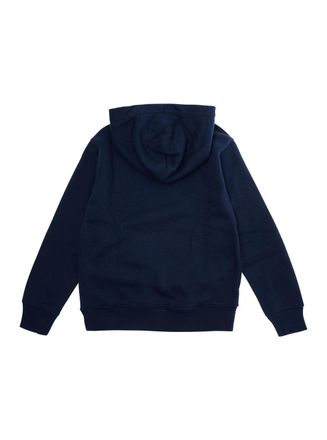 Polo Ralph Lauren Boys Hooded Sweatshirt Blue Cotton Blend Hoods & Sweatshirts