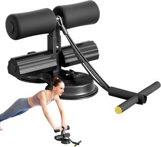 Generico AB-Trainingshilfswerkzeug, AB-Trainer, Saugbecher mit verstellbarem Widerstandsband, Hilfsübung, multifunktional, tragbar, Kraft