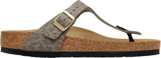 Birkenstock Femme, Chaussures, Beige, Taille: 38 EU Gizeh Rivet Regular Fit