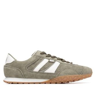 Xti Sneakers Femme Khaki - Chaussures Confortables et polyvalentes - Mode d&eacute;contract&eacute;e - Mod&egrave;le 14505801 (Taille40)