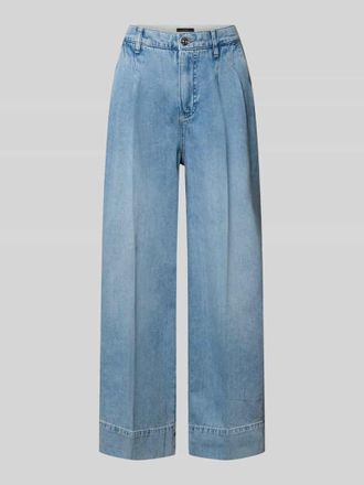 Oui Wide Leg Jeans mit Eingrifftaschen