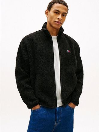 Tommy Hilfiger Sweat Tommy Badge en fourrure polaire zipp&eacute;