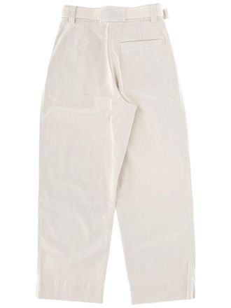 Margaret Howell Cotton-Wool Blend Trousers - White