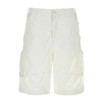 Ten c Logo-Patch Cargo Shorts - - Shorts - Herren - Wei&szlig; - L