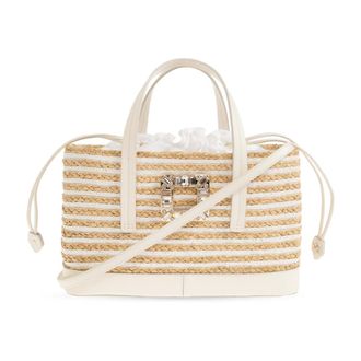 Roger Vivier Femme, Sacs, Beige, Taille: ONE Size Viv Skate Shopping Bag