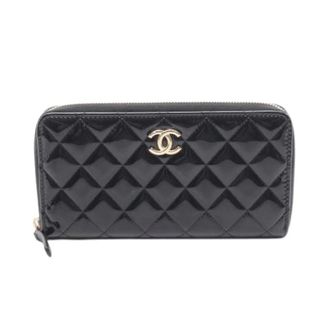Chanel Portefeuille long (bi-pli) Pre-owned - Femme - Pre-owned - Noir - Taille: ONE Size