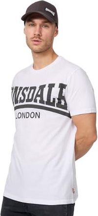 Lonsdale York - T-Shirt Sportswear - Homme - Blanc - FR: X-Large (taille fabricant: X-Large)