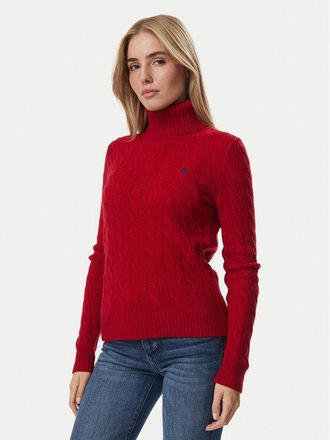 Polo Ralph Lauren Rollkragenpullover 211888686503 Dunkelrot Regular Fit