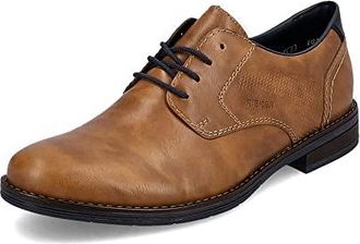 Rieker Homme Chaussures à Lacets 10316, Monsieur Chaussures daffaires,Chaussure de Costume,Chaussure Basse,Lacet,Bureau,Marron (Braun / 24),43 EU / 9 UK