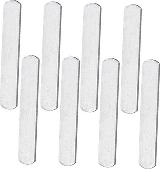 Cabilock 8 Stück Teiliges Gewichtete Stahlplatten für Gewichtsweste und Fitnessübungen Elektroplattiert Vielseitig für Bein Armtraining Langlebig Krafttraining