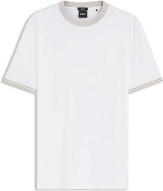 HUGO BOSS Homme, Tops, Blanc, Taille: S H-Tessler 238 T-Shirt