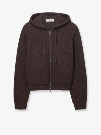 Dunst Unisex wool blend hooded cardigan - DUNST - gender_Man