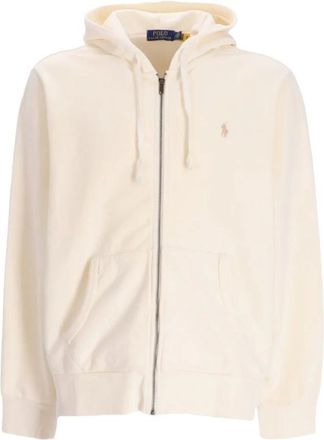Ralph Lauren Homme, Sweatshirts et sweats &agrave; capuche, Beige, Taille: XL Sweat Zip