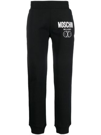 Moschino Jogginghose mit Logo-Print - Schwarz