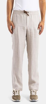 Sease Linen and Cotton Blend Trousers - Beige