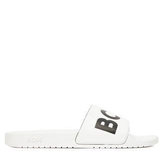 HUGO BOSS Pantoletten BOSS Aryeh 50536835 Wei&szlig;