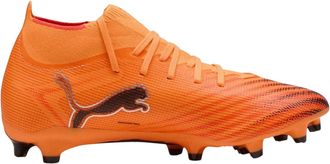 Puma Ultra Match+ Fu&szlig;ballschuhe mit festem Boden f&uuml;r Damen (Orange/Schwarz)