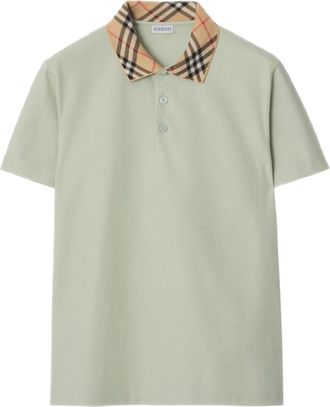 Burberry Homme, Tops, Vert, Taille: 2XL Polo