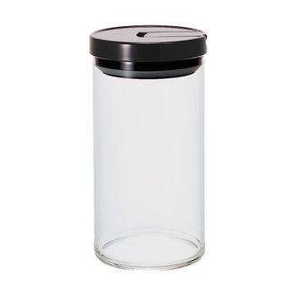 Hario Hario Teekanne, Glas, schwarz, 1000ml