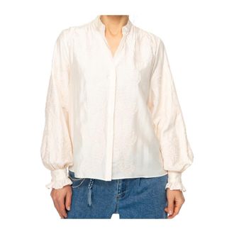 Ivi Seaside Collection 1554 Romantische Bluse - - Blouses & Shirts - Damen - Wei&szlig; - XL