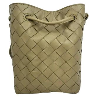 Bottega Veneta Pre-owned Small Intrecciato Bucket Bag - - Pre-owned - Damen - Beige - ONE SIZE