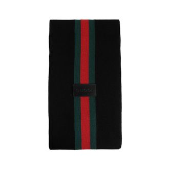 Gucci Striped Cashmere Jacquard Scarf