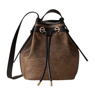 Borbonese Femme, Sacs, Noir, Taille: ONE Size Sac Seau