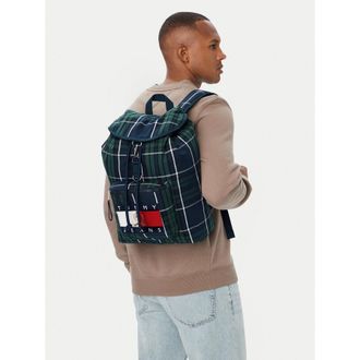 Tommy Jeans Rucksack Tommy Jeans Tjm Archive Check Backpack AM0AM14816 Gr&uuml;n