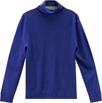 Paul Smith Homme, Pulls, Bleu, Taille: XL Dolcevita Merinos Extrafine