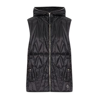 Rick Owens Geocamo Ziplock Kapuzenweste - - Jackets - Damen - Schwarzk - XS